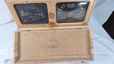1941-2 Zenith Universal, Magnetic Wave, Bomber Tube Radio *Serviced ...