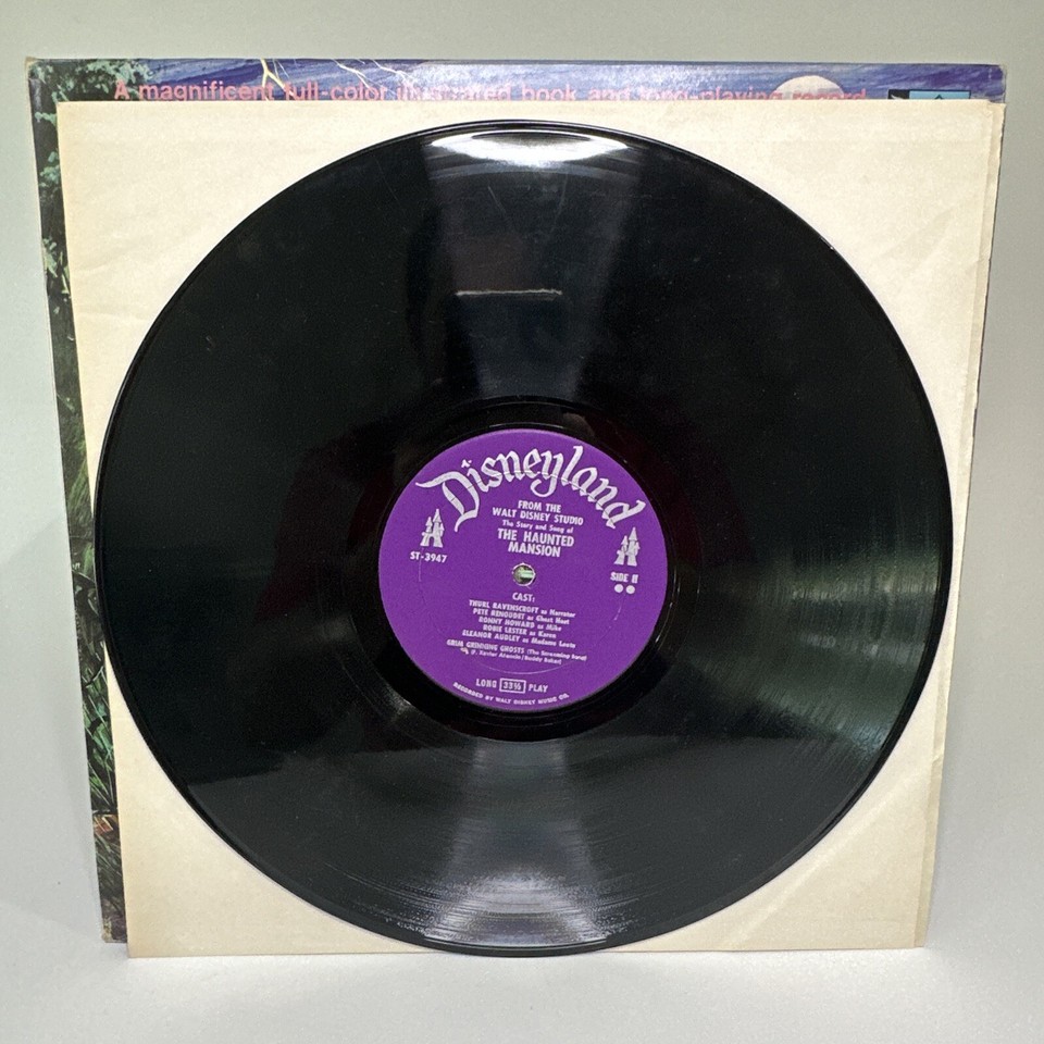 1969 Disney Story and Song The Haunted Mansion LP Vinyl Record Album ...