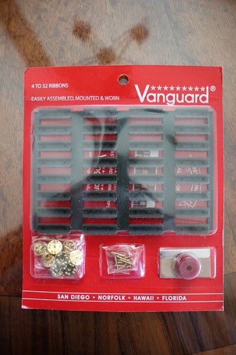 USMC FLEET & MARINE CORPS MEDAL RIBBON DEVICES MOUNT KIT O.D. GREEN 1/8 ...