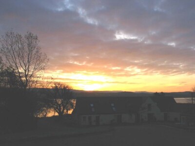 Photo 6x4 Sunrise over Achnaba Cottages by the A83. Port Ann/NR9086 ...