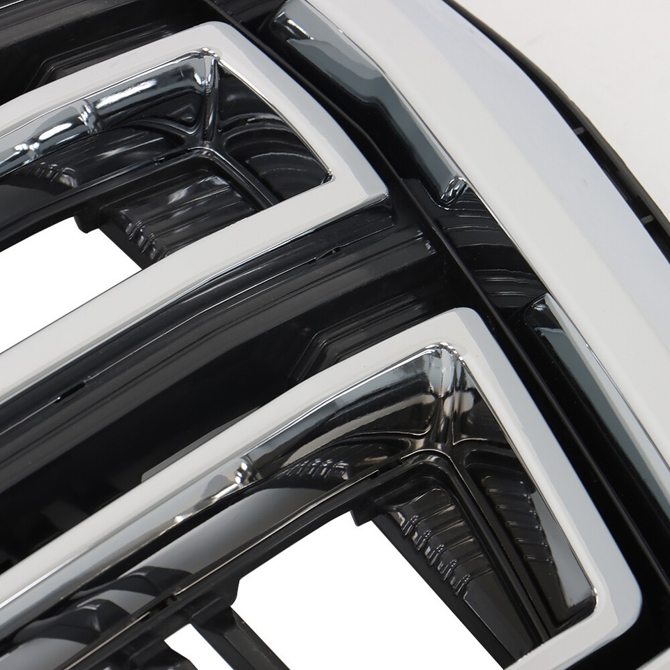 For GMC Yukon/Yukon XL SLT AT4 2021 2022 2023 Front Grille Chrome Grill ...