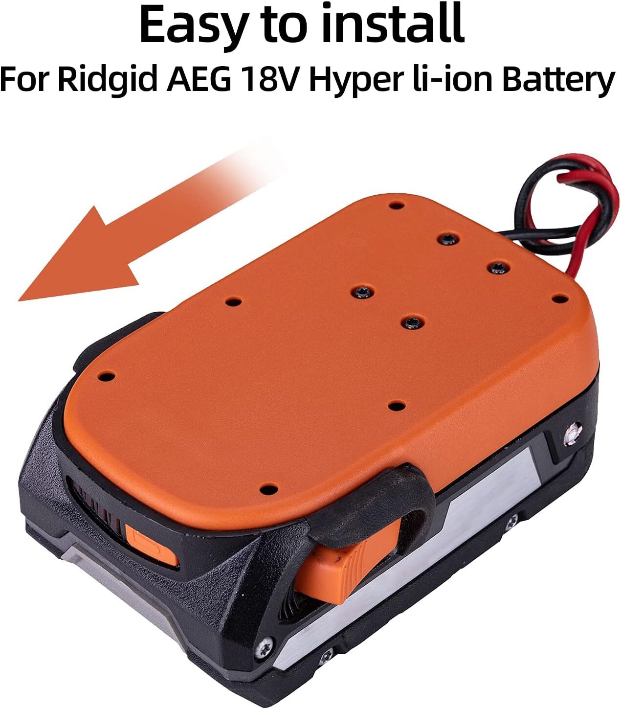 for Power Wheel Adapter for Ridgid for AEG 18V li-ion Battery Holder ...
