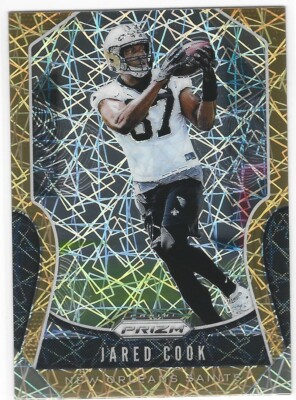 JARED COOK 2019 PANINI PRIZM LAZER SAINTS SOUTH CAROLINA GAMECOCKS S5 ...