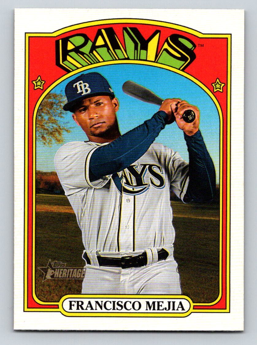 2021 Topps Heritage #690 Francisco Mejia Tampa Bay Rays | eBay