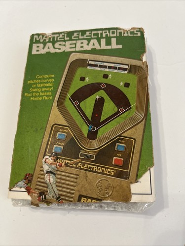 Mattel BASEBALL Vintage VTG Handheld Electronic Arcade game NEW NIB ...