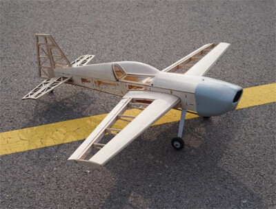 RC EXTRA330 Fixed Wing Model Balsa Wood Kit Skin Hardware Airplane DIY ...