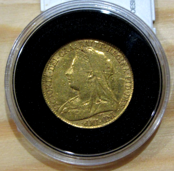 🔥Gold Half Sovereign British 22k Avg Circ Queen Victoria 1894 | eBay