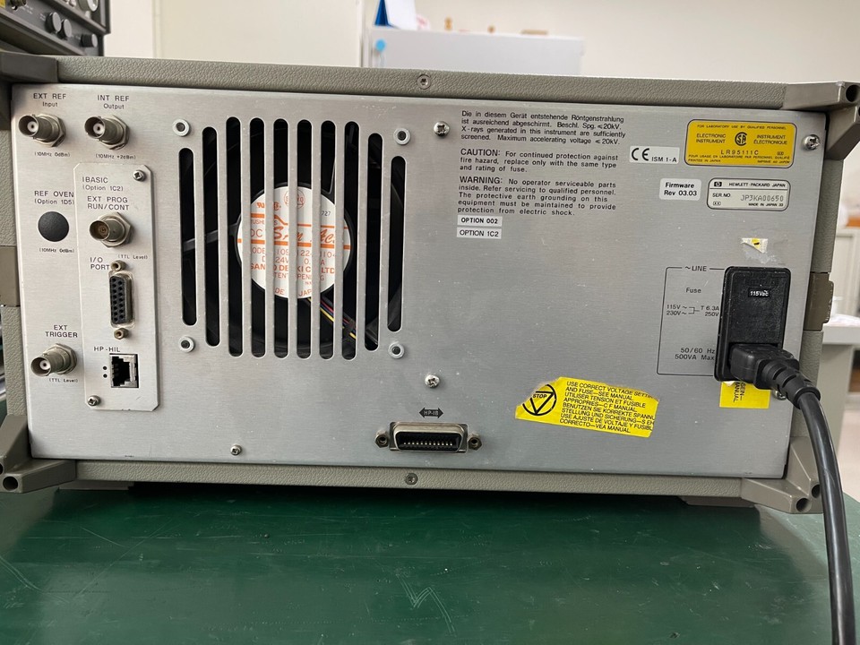 HP Agilent 4291A RF Impedance / Material Analyzer 1MHz to 1.8GHz , Opt ...