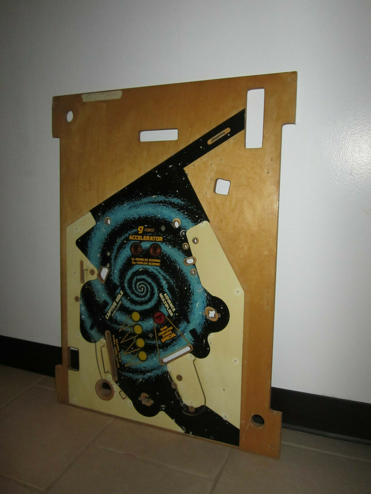 BLACK HOLE Pinball LOWER PLAYFIELD | eBay