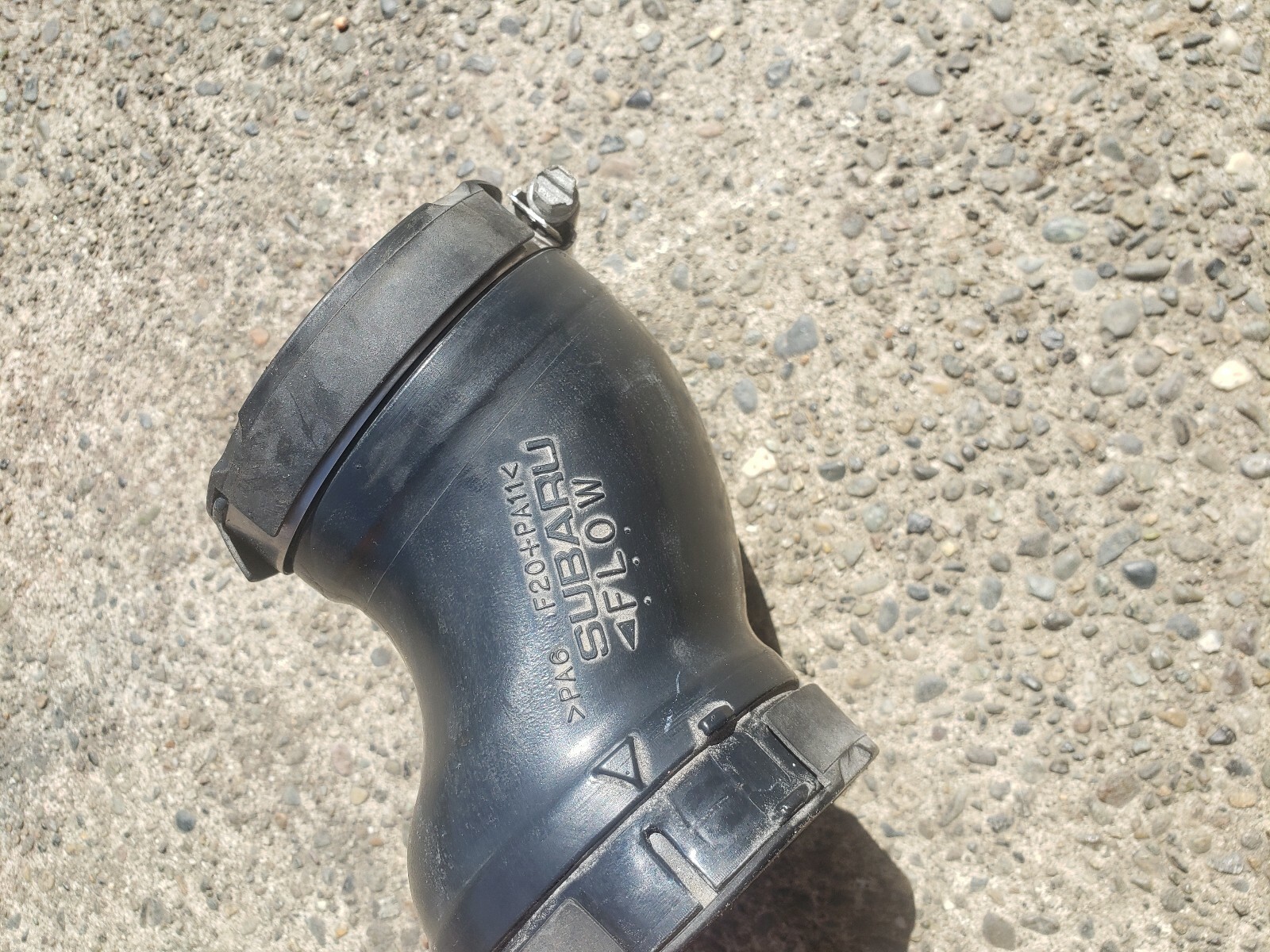 2016 OEM Subaru WRX Throttle Body Inlet Pipe - FA20 2.0L Forester Hose ...