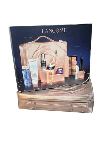 LANCOME Beauty Box With 9 Full & 1 Travel Size Products, Gift Set Of ...