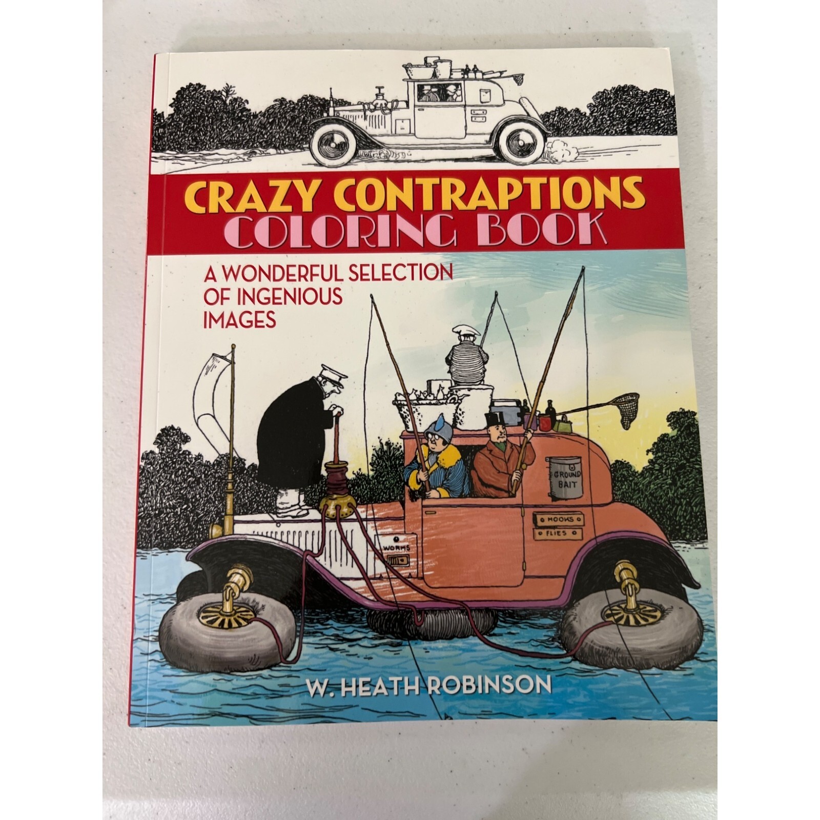 CRAZY CONTRAPTIONS COLORING BOOK: A WONDERFUL SELECTION OF By Patience ...