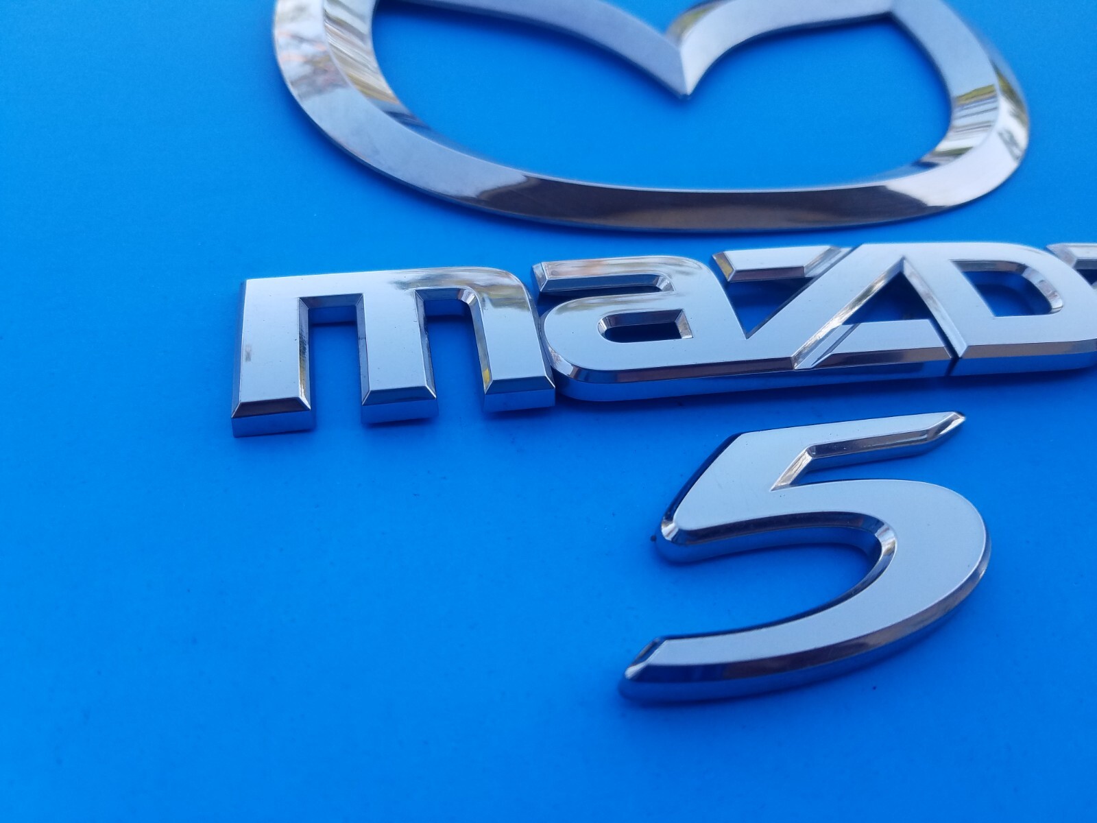 11 12 13 14 MAZDA 5 MAZDA5 REAR GATE LID EMBLEM LOGO BADGE SYMBOL OEM ...
