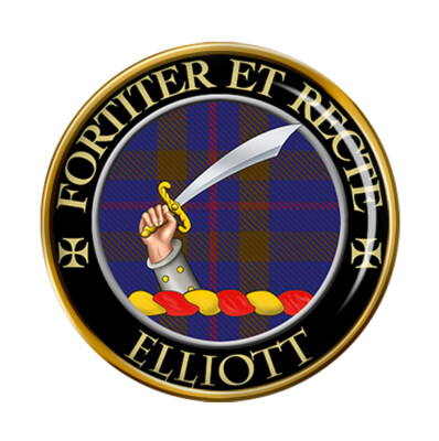 Elliott Scottish Clan Pin Badge | eBay