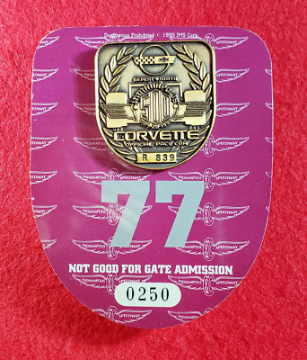 1995 Indy 500 BRONZE #R839 Badge w/BUC #77 - JACQUES VILLENEUVE WINS ...