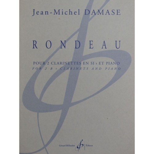 Damase Jean-Michel Rondeau Piano 2 Clarinetto 2006 | eBay