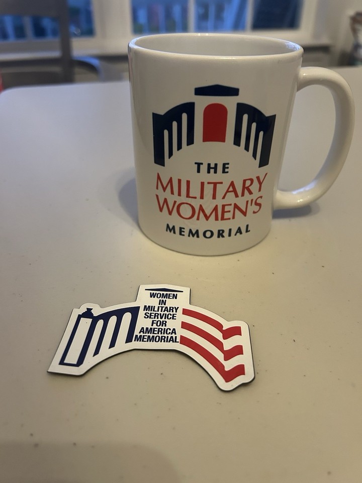 Women Military Service For American Memorial Coffee Mug, Sticker And ...