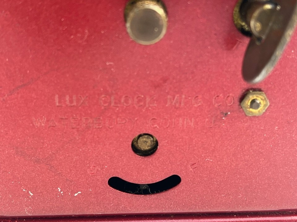 "Spinning Wheel Clock", Lux, Alarm Clock, Vintage, All Original, Video ...