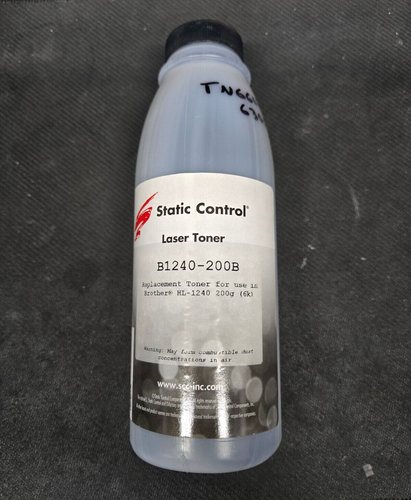 SEALED Static Control Black Toner Refill B1240-200B | eBay UK