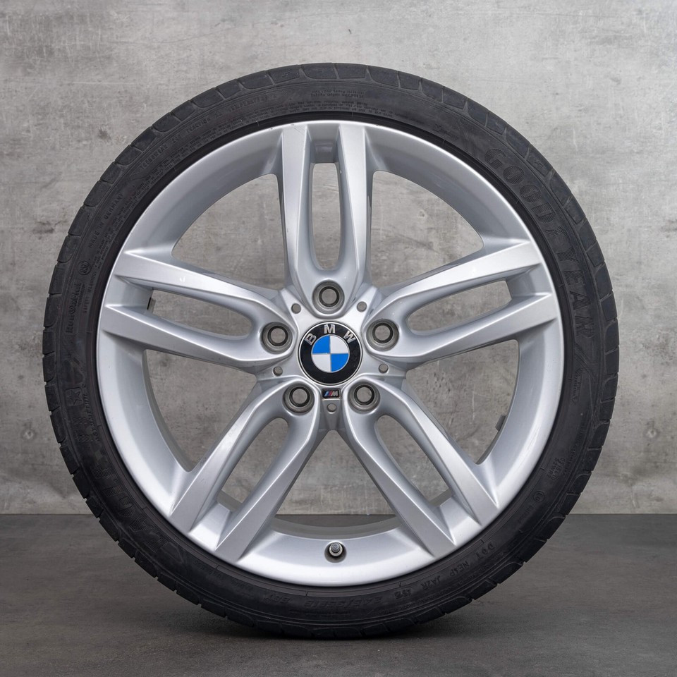 BMW 1 & 2 SERIES OEM GENUINE STYLE 461 M 18" WHEEL/TIRE/TPMS & CENTER ...