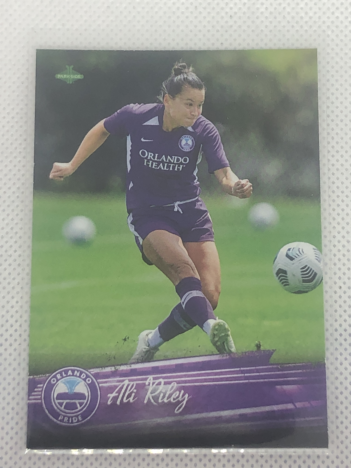 2021 Parkside NWSL | #191 Ali Riley Orlando Pride | Foil /1400 Fresh ...