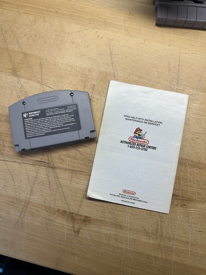 Super Mario 64 Players Choice W/ Manual FADED LABEL Nintendo 64 N64 ...