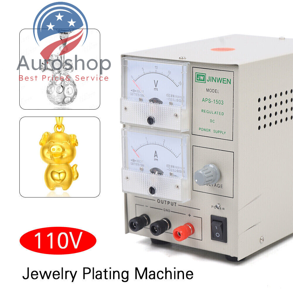 Plating Machine Gold Silver Electroplating kit Plater Jewelry ...