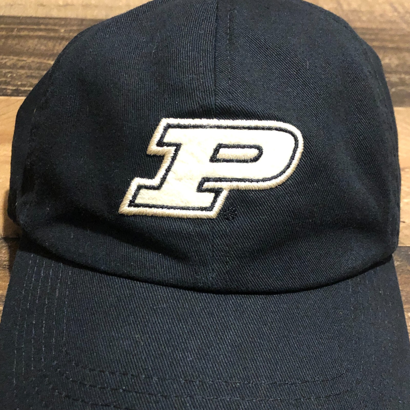 Purdue Boilermakers Hat Strapback Dad Cap Adult Black Gold NCAA ...