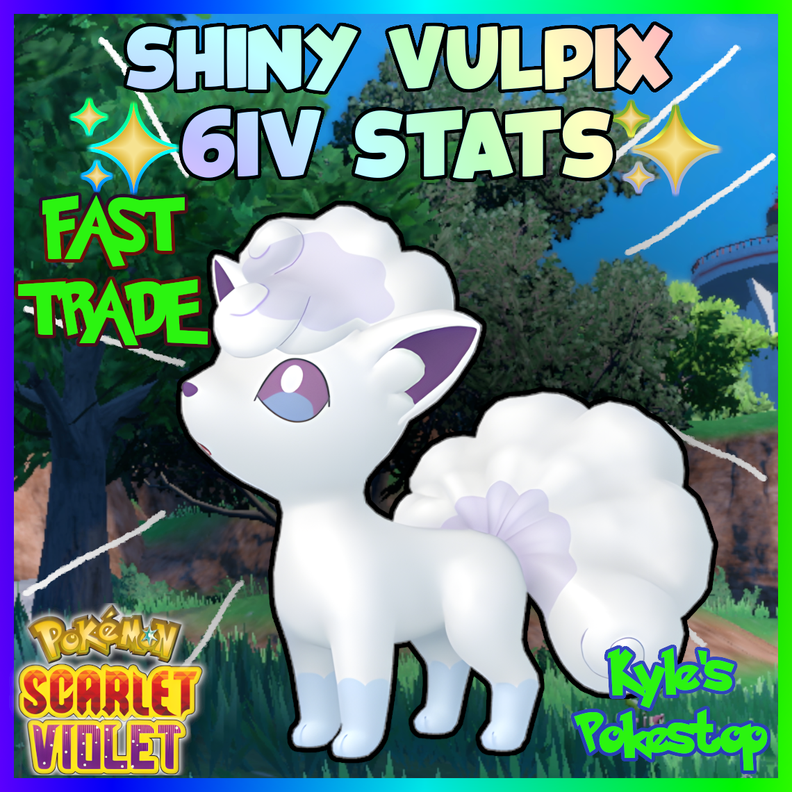 Pokemon Scarlet Shiny Vulpix