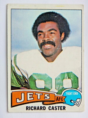 Richard Caster #515 Topps 1975 Football Card (New York Jets) VG | eBay