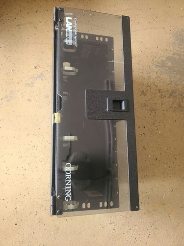 Corning Closet Connector Housing LANscape CCH-04U 4 Rack Unit Holds 12 ...