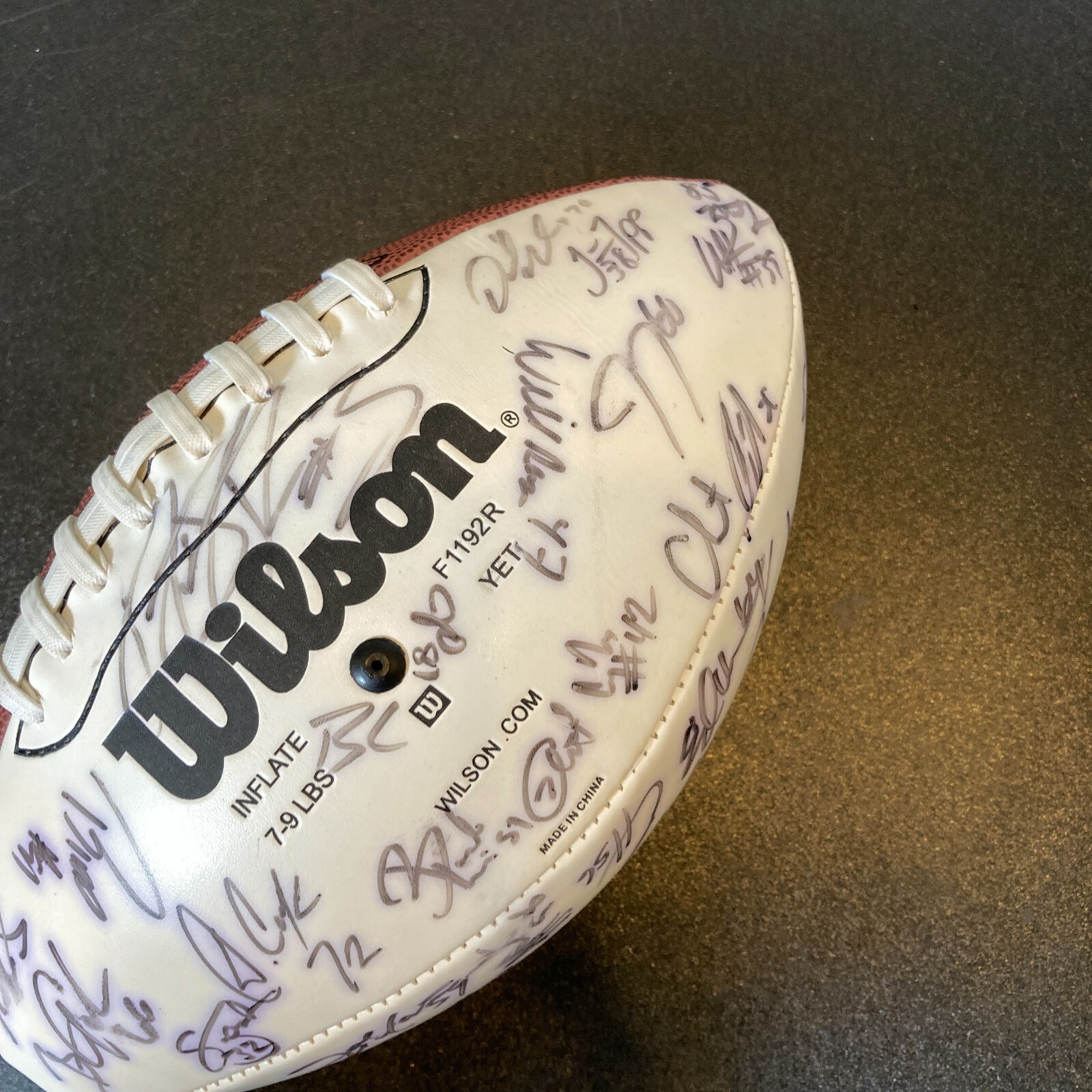 2002 Baltimore Ravens Team Signed Wilson NFL Football 50+ Sigs JSA COA ...