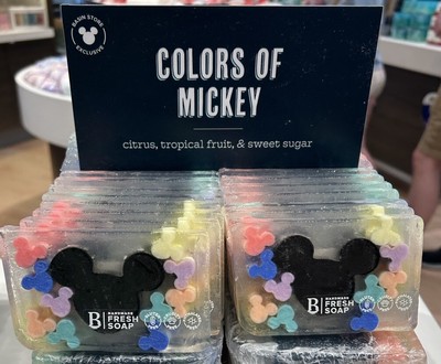 Disney Parks Basin Colors of Mickey Mouse Icon Soap NEW SEALED 1 Bar ...