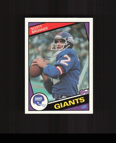 1984 Topps #312c Scott Brunner Football Card NY Giants | eBay