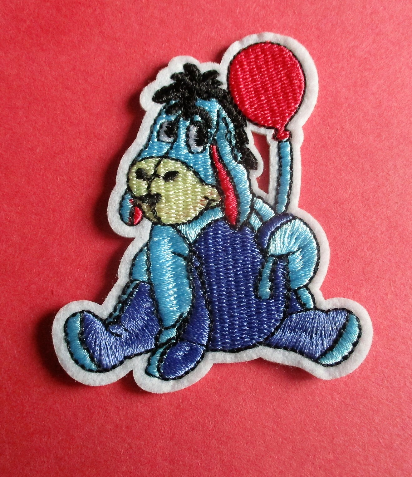 Eeyore with a Red Balloon - New Disney Iron-On Patch 3 x 2½" | eBay