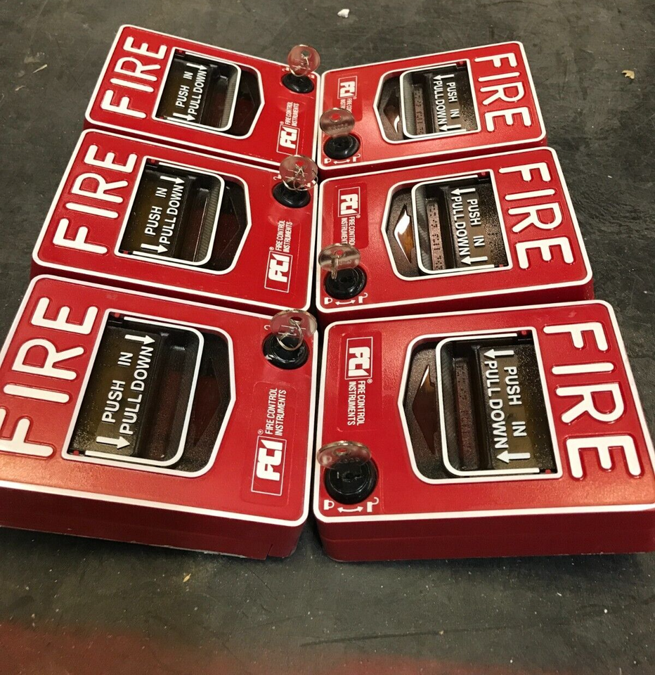 Gamewell-FCI MS-7AF Pull Station Fire Alarm (1) KEY INCLUDED with each ...