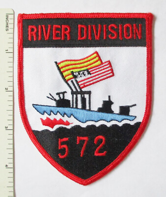 US NAVY RIVER DIVISION 572 PATCH Made for Vietnam War Veterans | eBay