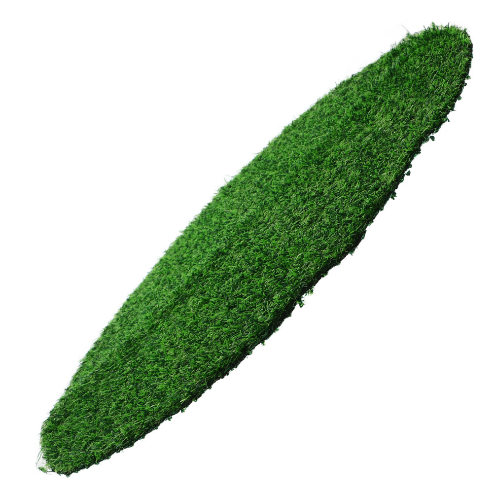 Simulated Grass Round Table Mat Green Artificial Tabletop Grass Mat ...