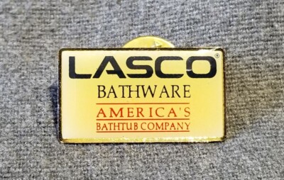 LMH PINBACK Pin LASCO BATHWARE Bath Bathtub Bathroom HOME DEPOT ...