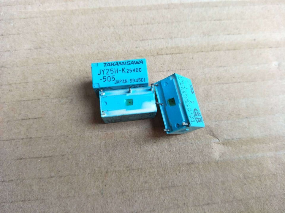 JY-25H-K JY25H-K-505 25VDC Miniature PCB Relay 5A 250VAC 4 Pins x 10pcs ...