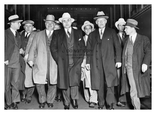 AL CAPONE PROHIBITION ERA CHICAGO MOBSTER BOSS 5X7 B&W PHOTO | eBay