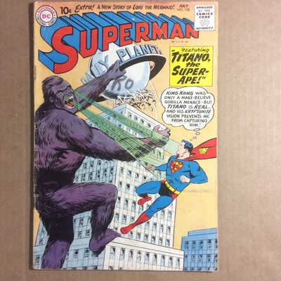 SUPERMAN #138 "TITANO THE SUPER APE!" (4.0) 1960 | eBay
