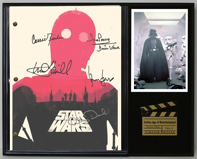 Star Wars Movie Script Reproduction Signature Script Display "C3" | eBay
