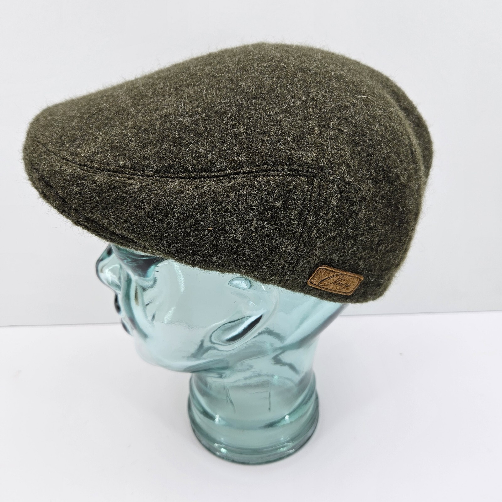 Olney Headwear Flat Cap Green Wool Size Small Retro Vintage | eBay UK