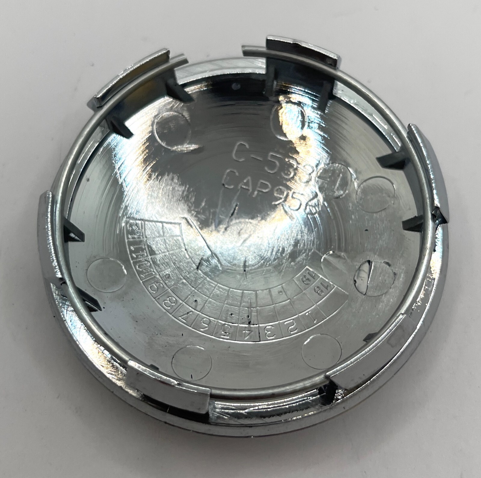 Primax custom wheel center cap set (4 pieces) chrome part number C-533 ...