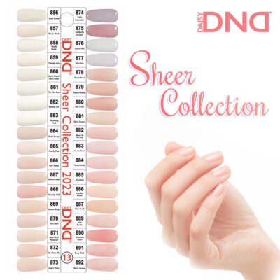 DND Gel Polish Duo Sheer Collection #856 - 892 New Collection #13 NIB ...