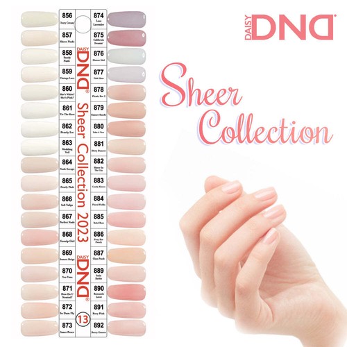 DND Gel Polish Duo Sheer Collection #856 - 892 New Collection #13 NIB ...