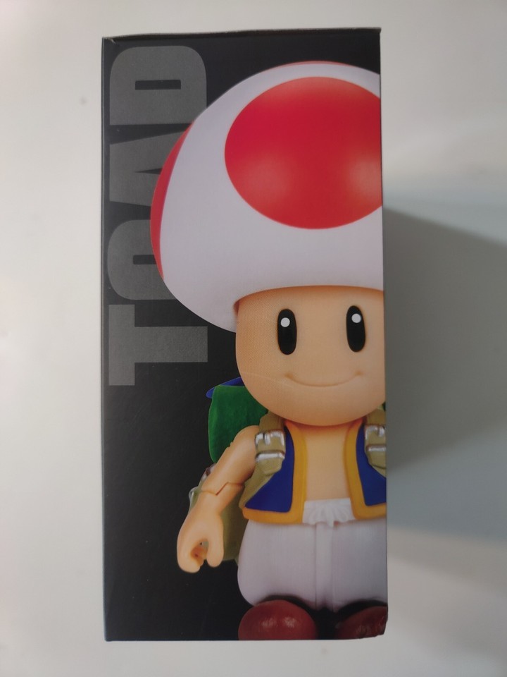 The Super Mario Bros. Movie 5 inch TOAD Figure W/ Frying Pan Accessory ...