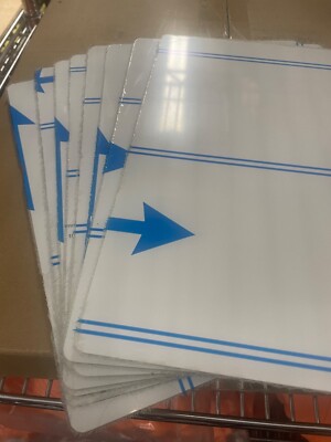 White Aluminium Composite Sheet ( Dibond ) Sign Board Panel Pack of 2 ...