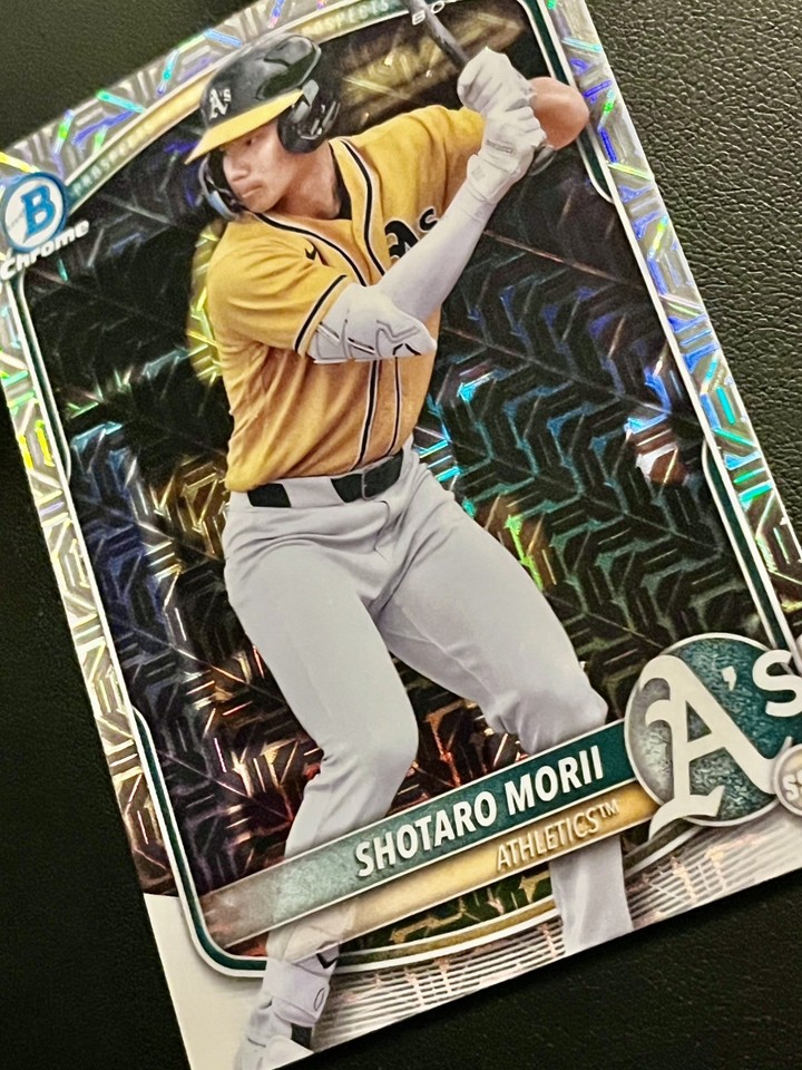 NICE SHOTARO MORII 1ST BOWMAN MOJO REFRACTOR #BCP-170 2025 BOWMAN ...